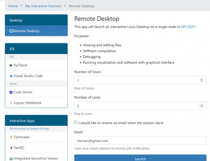 HPC-one Web Portal – Research Computing, HKU ITS
